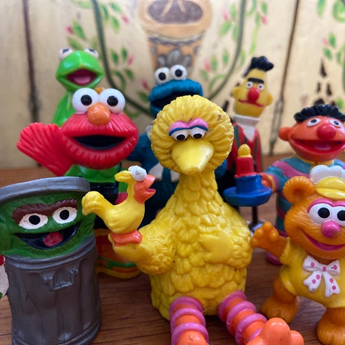 Vintage Original 1980s Sesame Street Elmo Pinup Television | Etsy