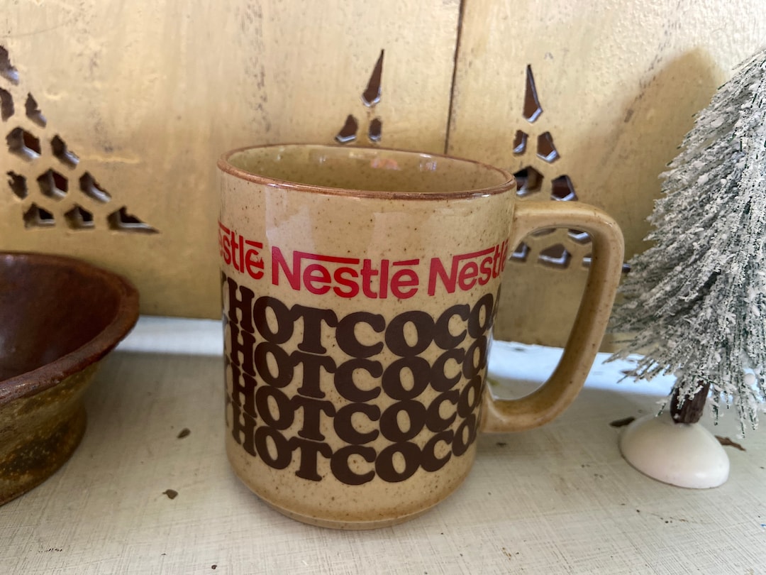 Vintage Nestle Hot Cocoa Stoneware Mug - Etsy