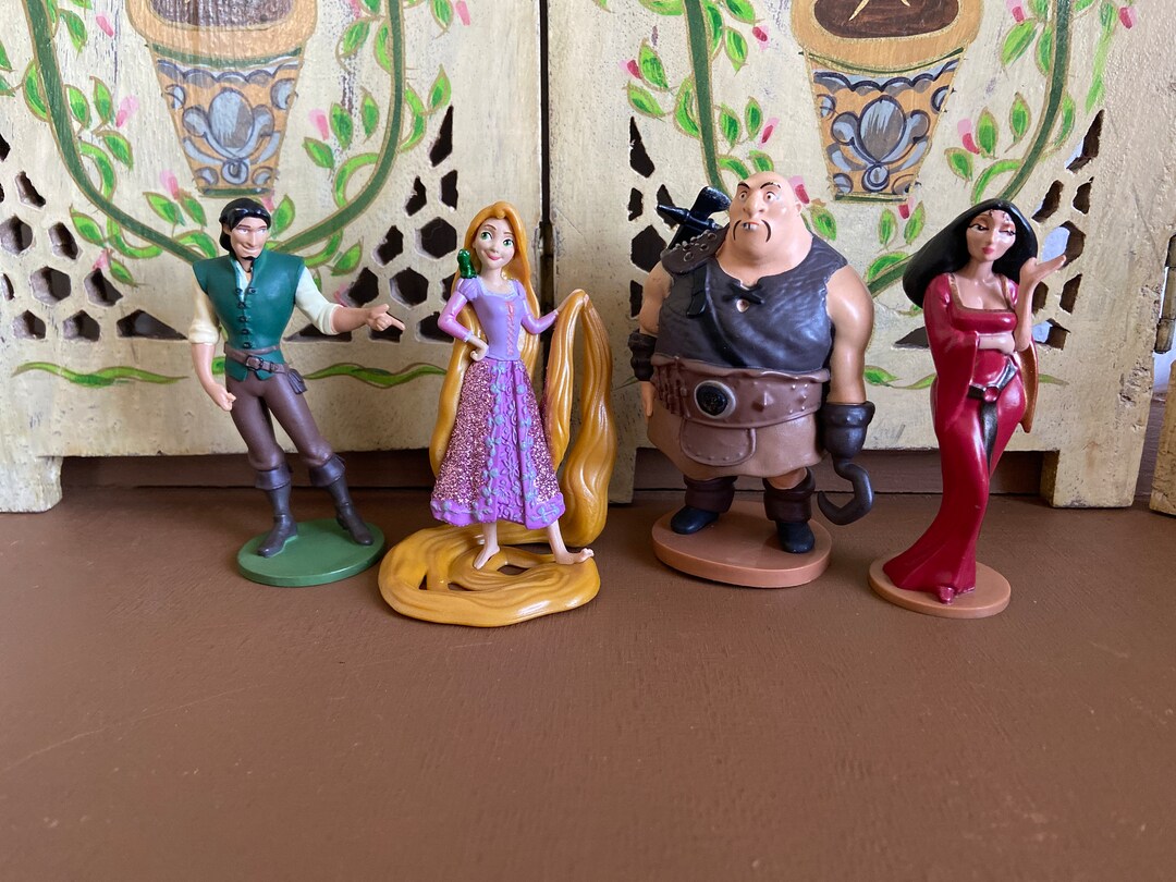 Disney Tangled Toy Figures - Etsy