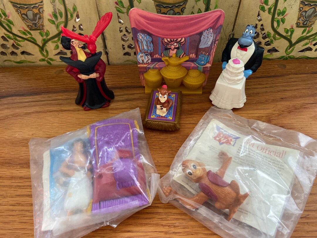 Vintage Disney Aladdin Toy Figures - Etsy