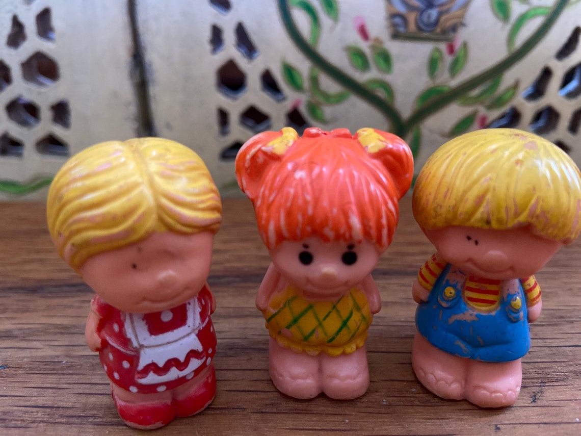 Vintage Tree Tots Toy Figures - Etsy