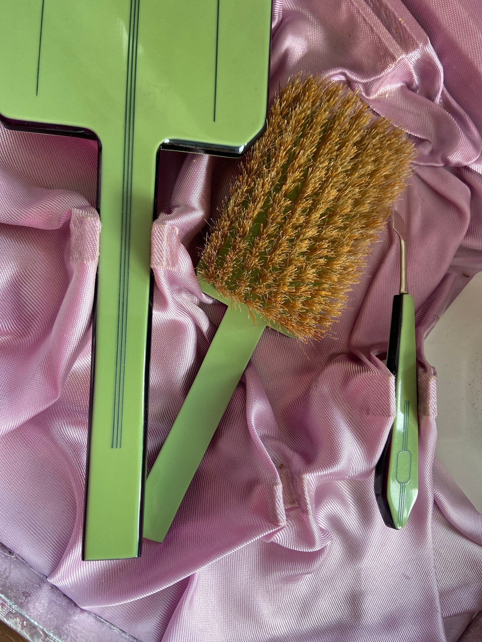 Vintage Pereline Vanity Set in Original Case - Etsy