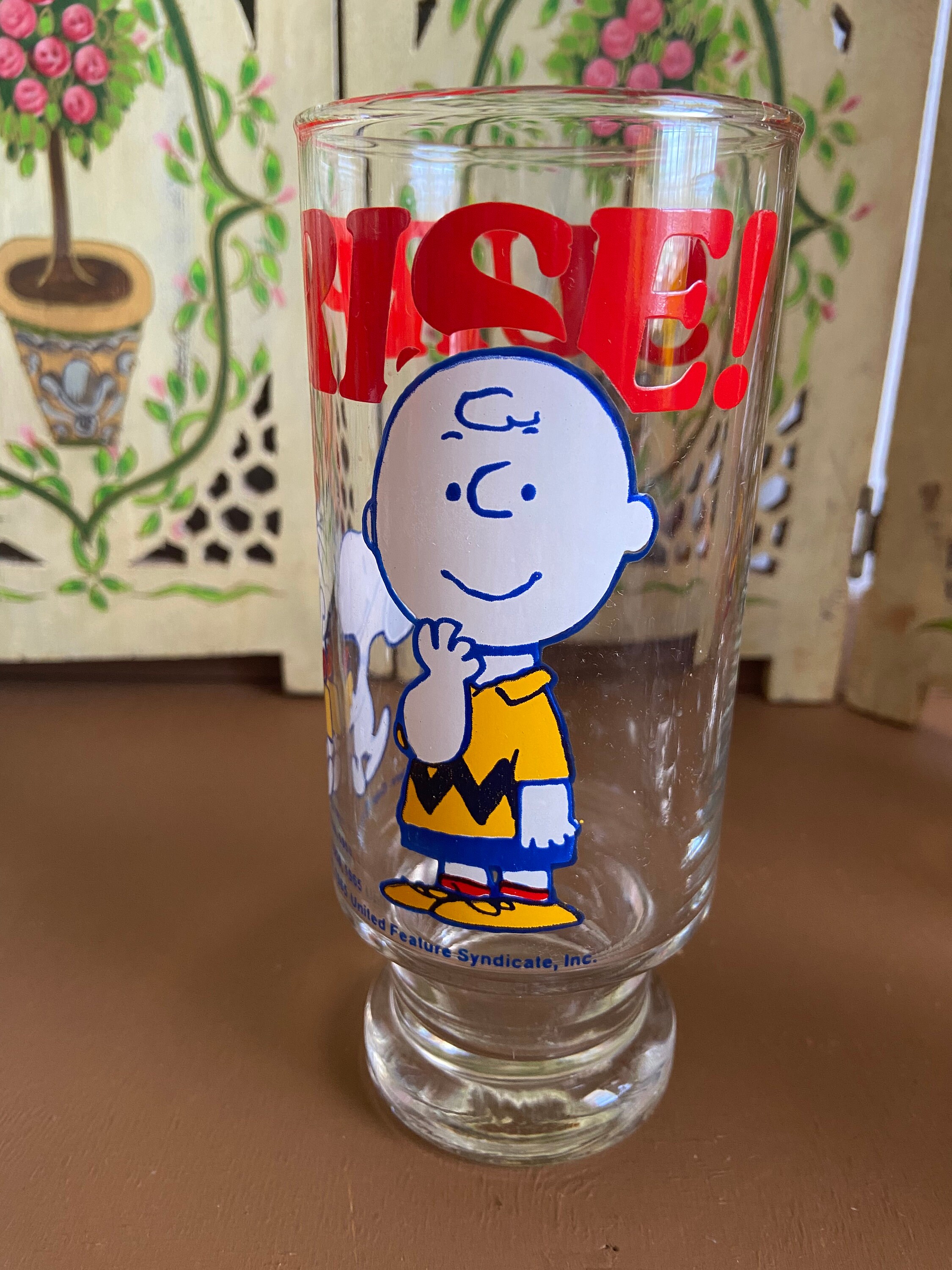 Vintage Peanuts Glasses - Etsy