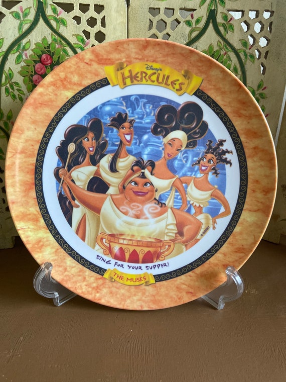 Vintage Disneys Hercules the Muses Plate - Etsy UK