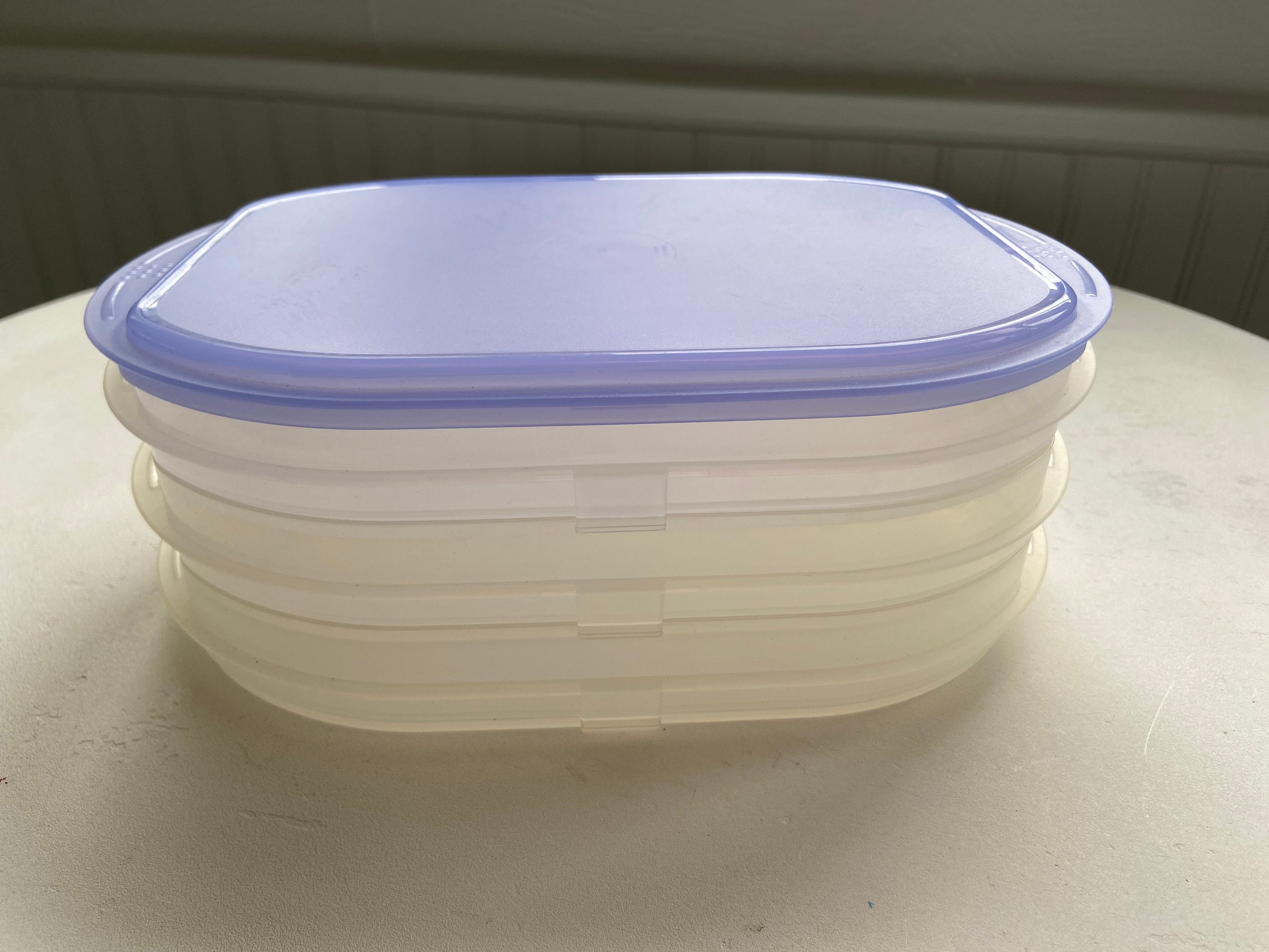 Vintage Tupperware stacking tray set | Etsy