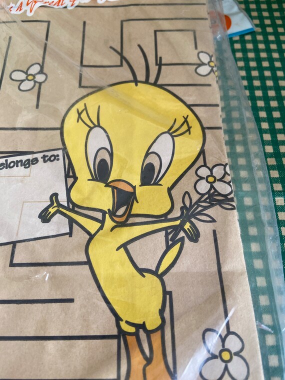 Vintage Looney Tunes Tweety Bird lunch bags new in pa… - Gem