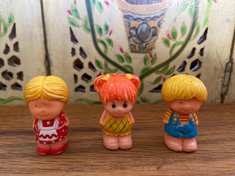 Vintage Tree Tots Toy Figures - Etsy