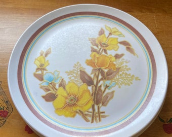 Floral Melamine Dinner Plates - Etsy