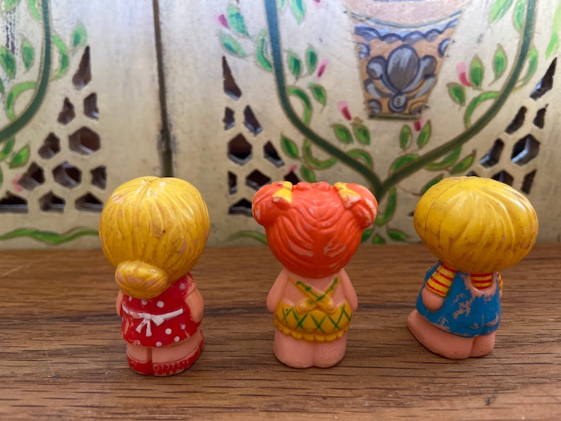 Vintage Tree Tots Toy Figures - Etsy