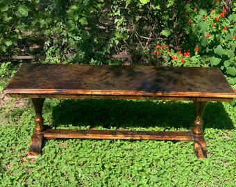Tortoise Shell Table - Etsy