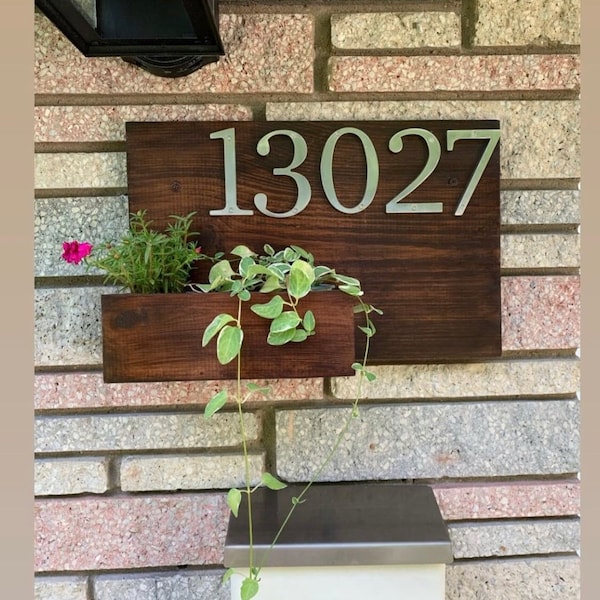 Address Planter - Etsy