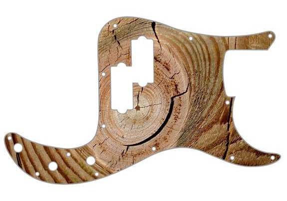 Custom Graphical Pickguard to Fit Fender P Bass Precision Bass Wood ...
