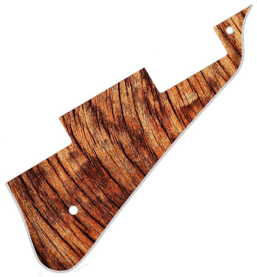 Custom Graphical Pickguard to Fit Gibson or Epiphone Les Paul *wood Old ...