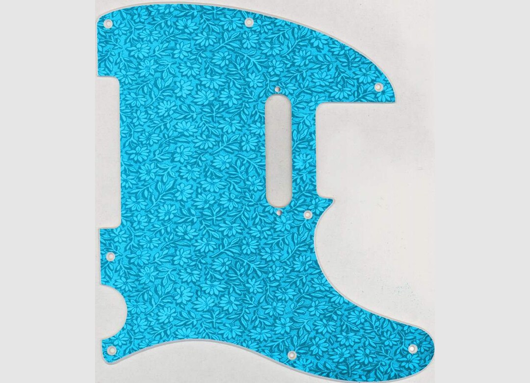 Custom Graphical Pickguard to Fit Fender Tele Telecaster Parchment ...