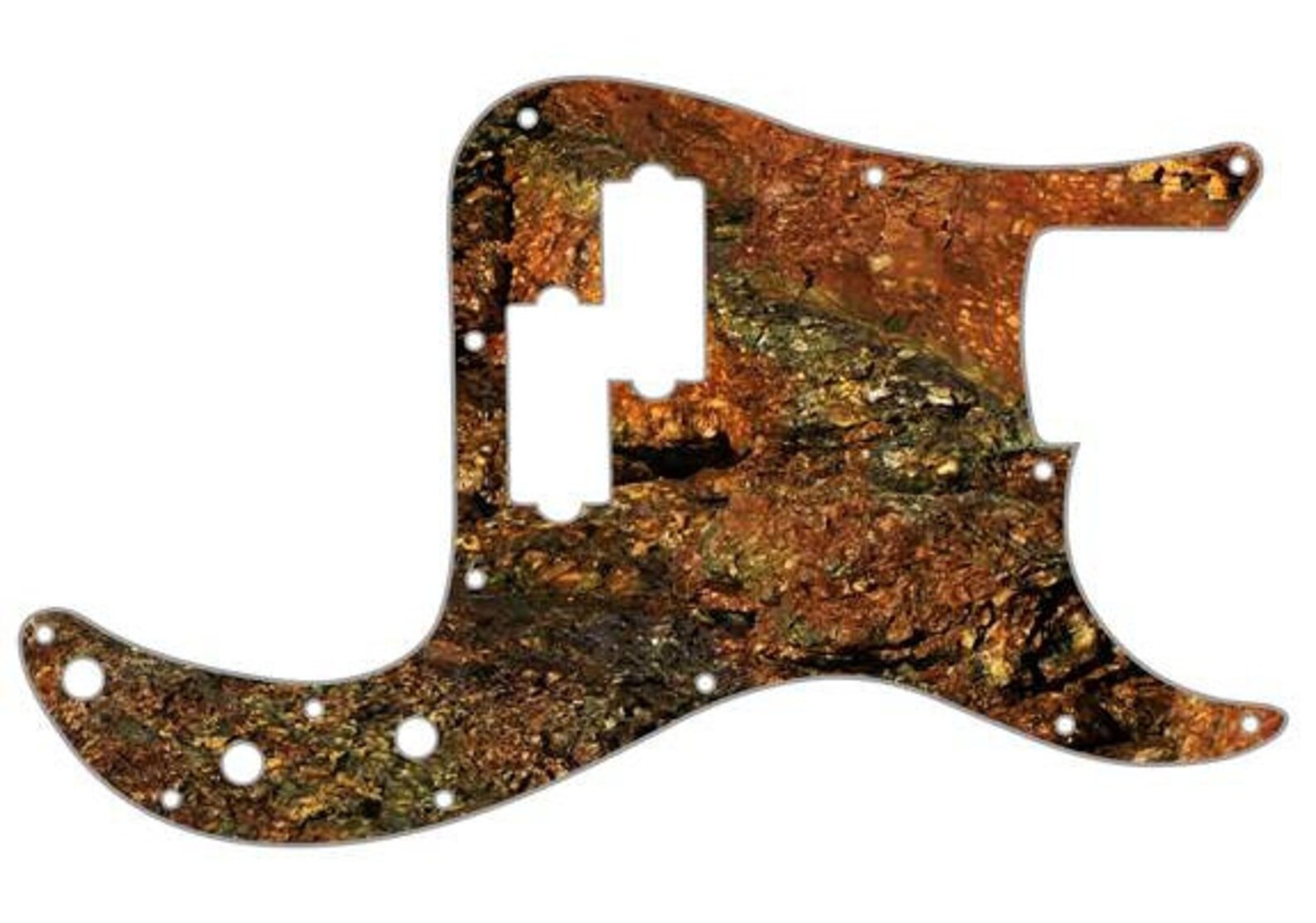 Custom Graphical Pickguard to Fit Fender P Bass Precision Bass Rocky ...