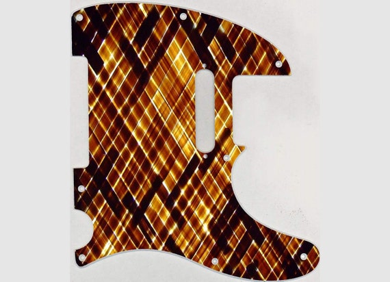 Custom Graphical Pickguard to fit Fender Tele Telecaster Amber | Etsy