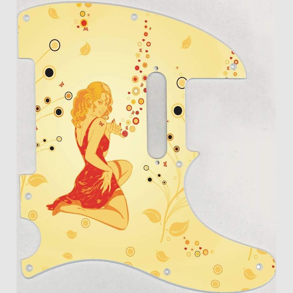 Pickguard Pin up Girl - Etsy