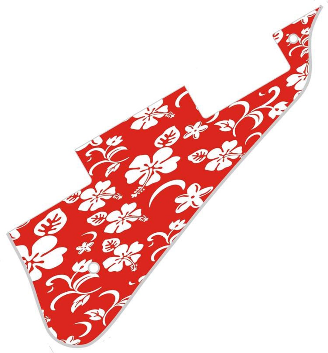Custom Graphical Pickguard to Fit Gibson or Epiphone Les Paul *hawaiian ...