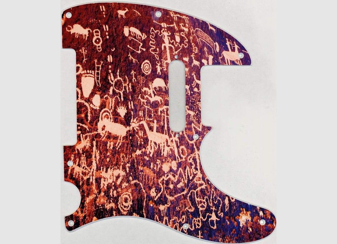 Custom Graphical Pickguard to Fit Fender Tele Telecaster Petroglyphs - Etsy