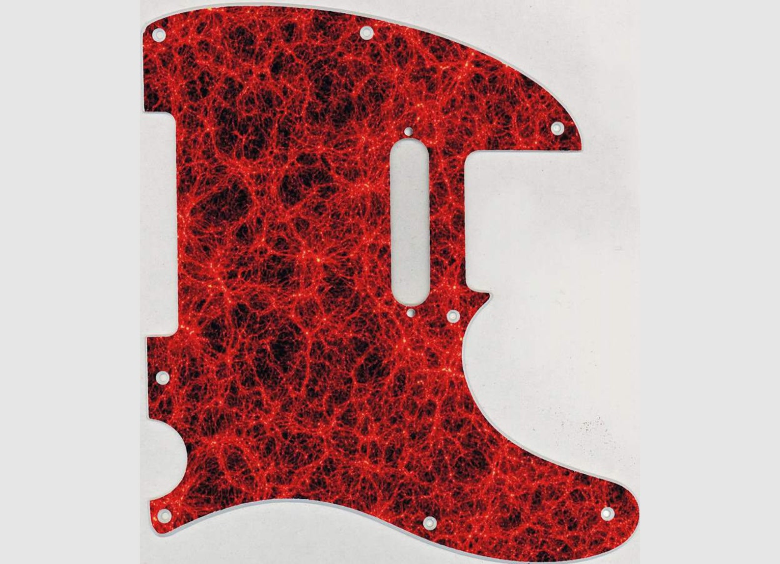 Custom Graphical Pickguard to Fit Fender Tele Telecaster Red Fibers - Etsy