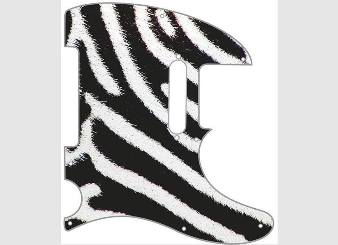 Custom Graphical Pickguard to Fit Fender Tele Telecaster Zebra 1 - Etsy