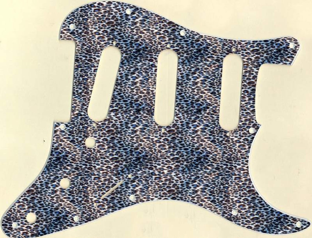 Buy Custom Graphical Pickguard to Fit Fender Strat Stratocaster Leopard ...
