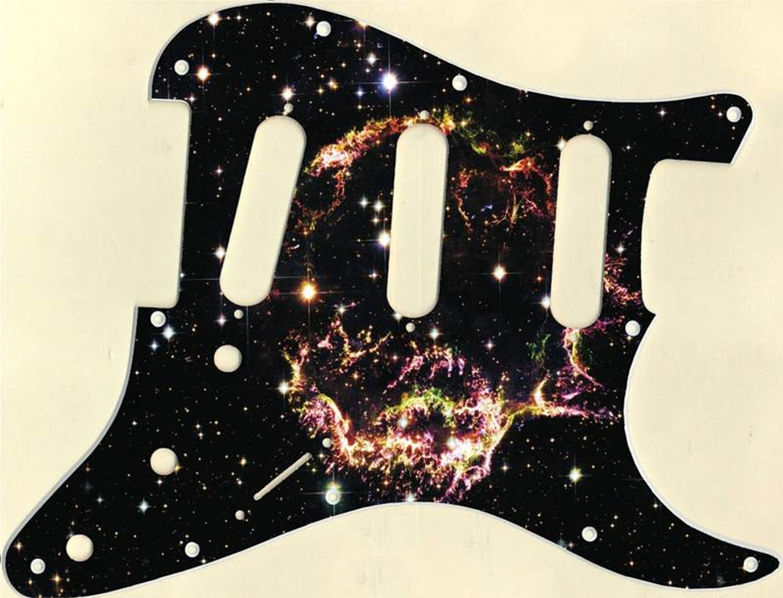 Custom Graphical Pickguard to Fit Fender Strat Stratocaster Supernova ...