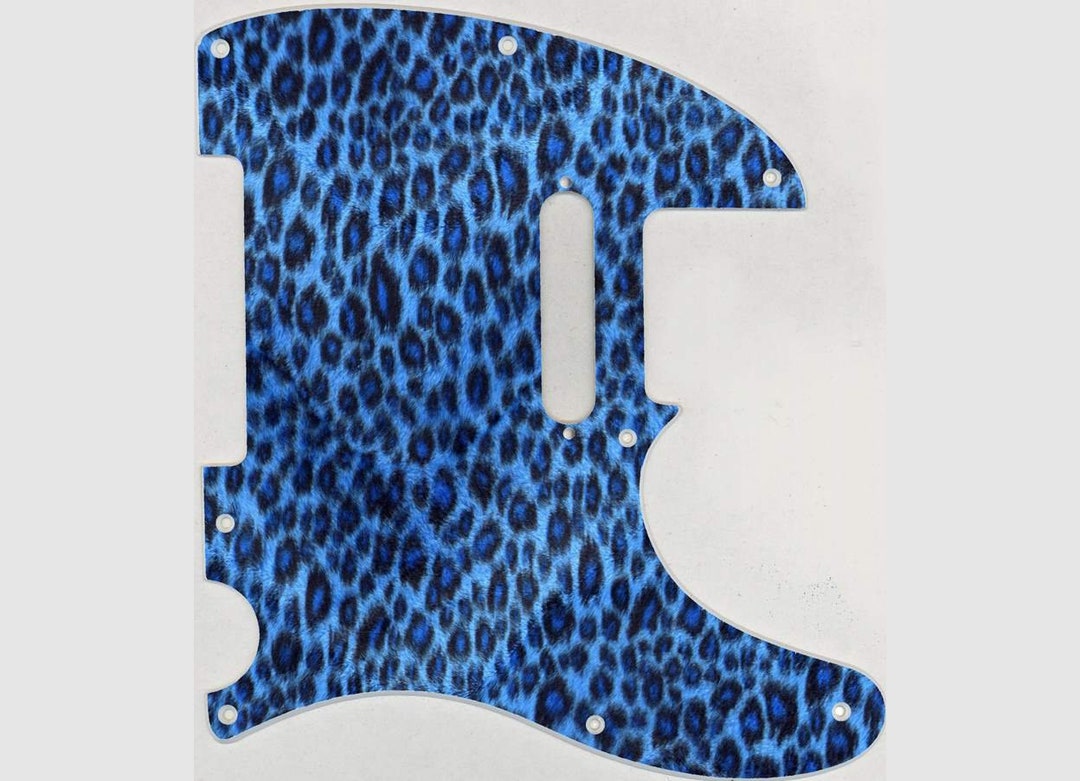 Custom Graphical Pickguard to Fit Fender Tele Telecaster Leopard Print ...