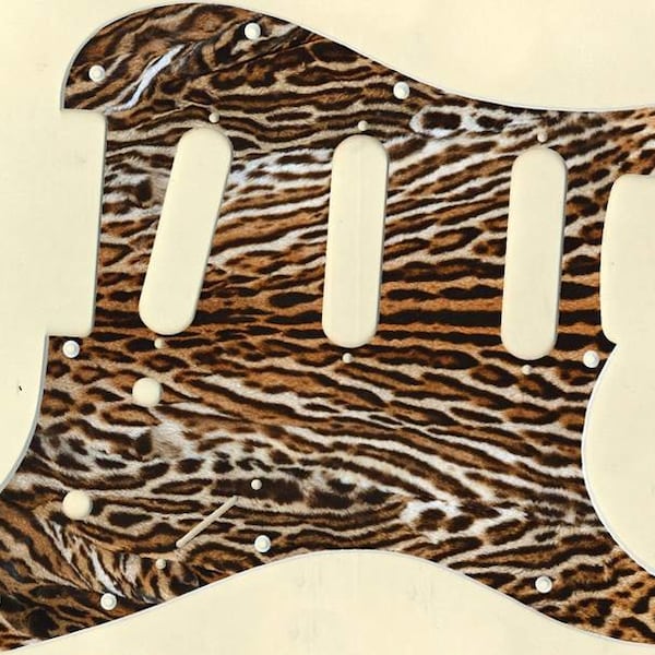 Leopard Print Pickguard - Etsy