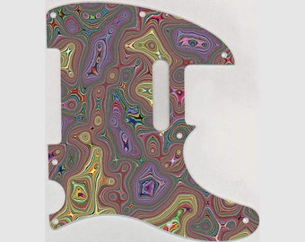 Psychedelic Pickguard - Etsy