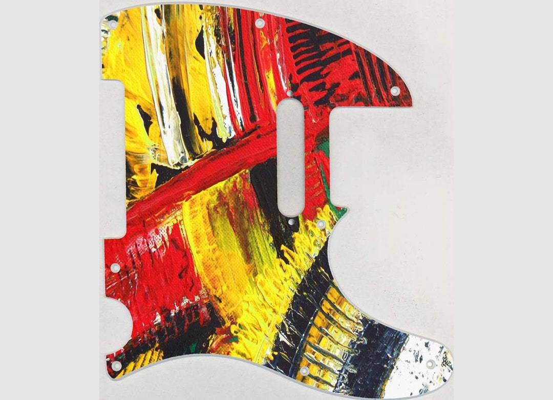 Custom Graphical Pickguard to Fit Fender Tele Telecaster Colorful 1 - Etsy