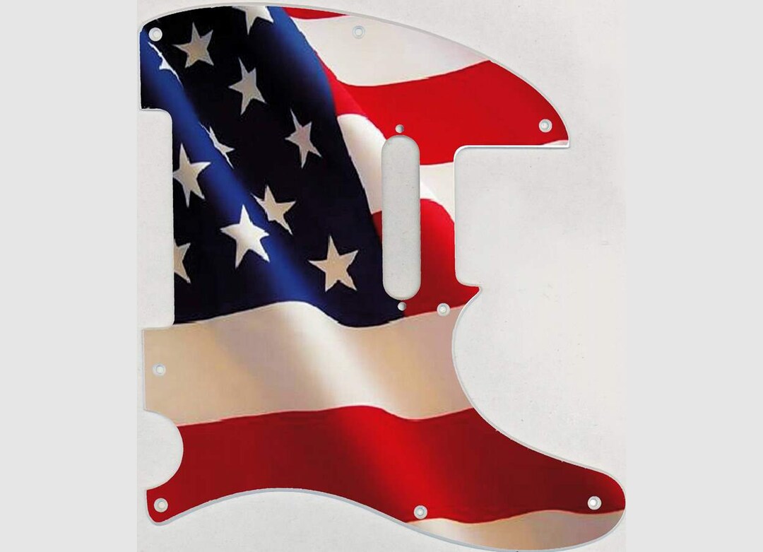 Custom Graphical Pickguard to Fit Fender Tele Telecaster US Patriot ...