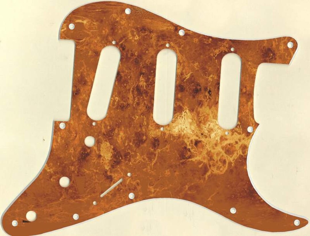 Custom Graphical Pickguard to Fit Fender Strat Stratocaster Rusty - Etsy