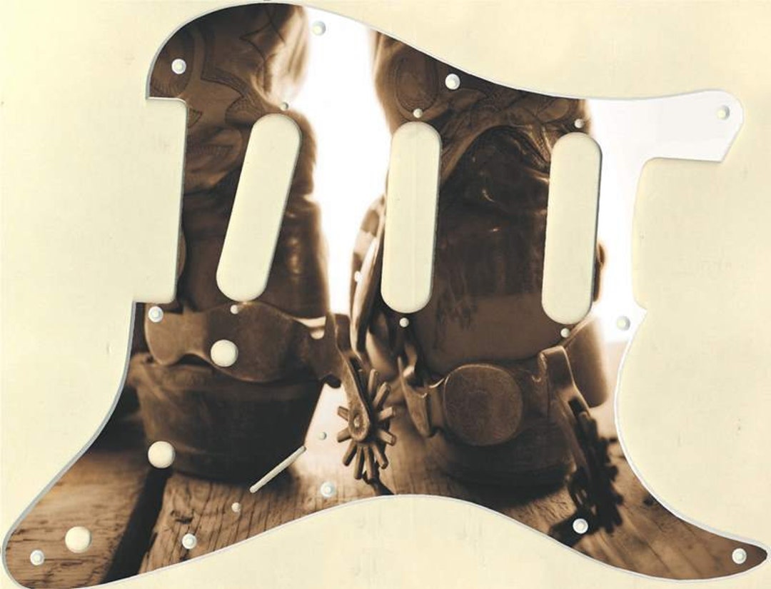 Custom Graphical Pickguard to Fit Fender Strat Stratocaster Boots and ...