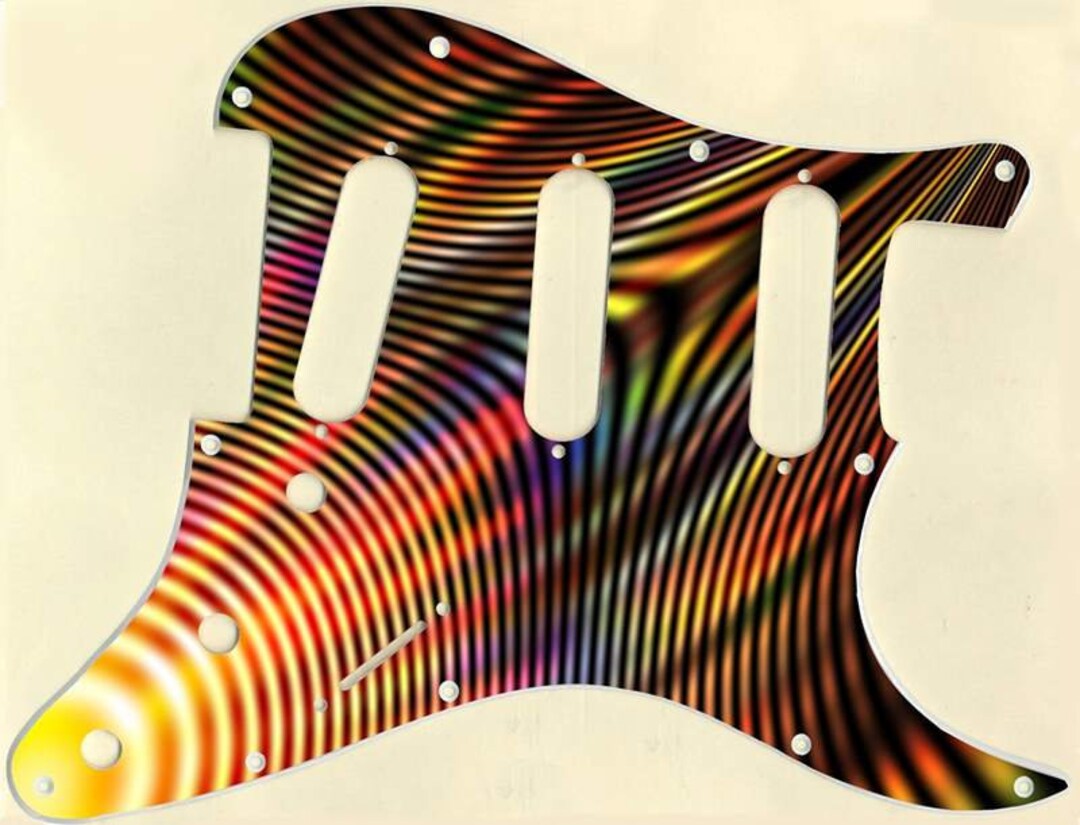 Custom Graphical Pickguard to Fit Fender Strat Stratocaster ...