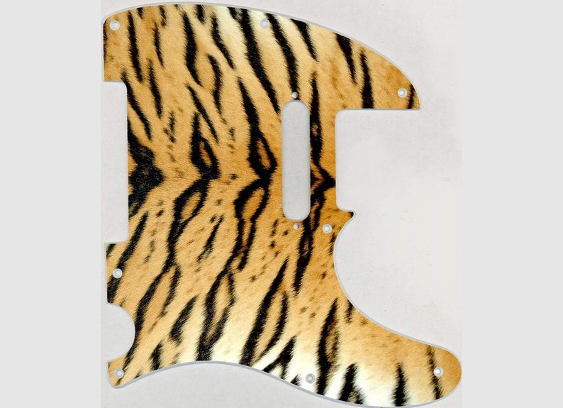Custom Graphical Pickguard to Fit Fender Tele Telecaster Tiger Print - Etsy