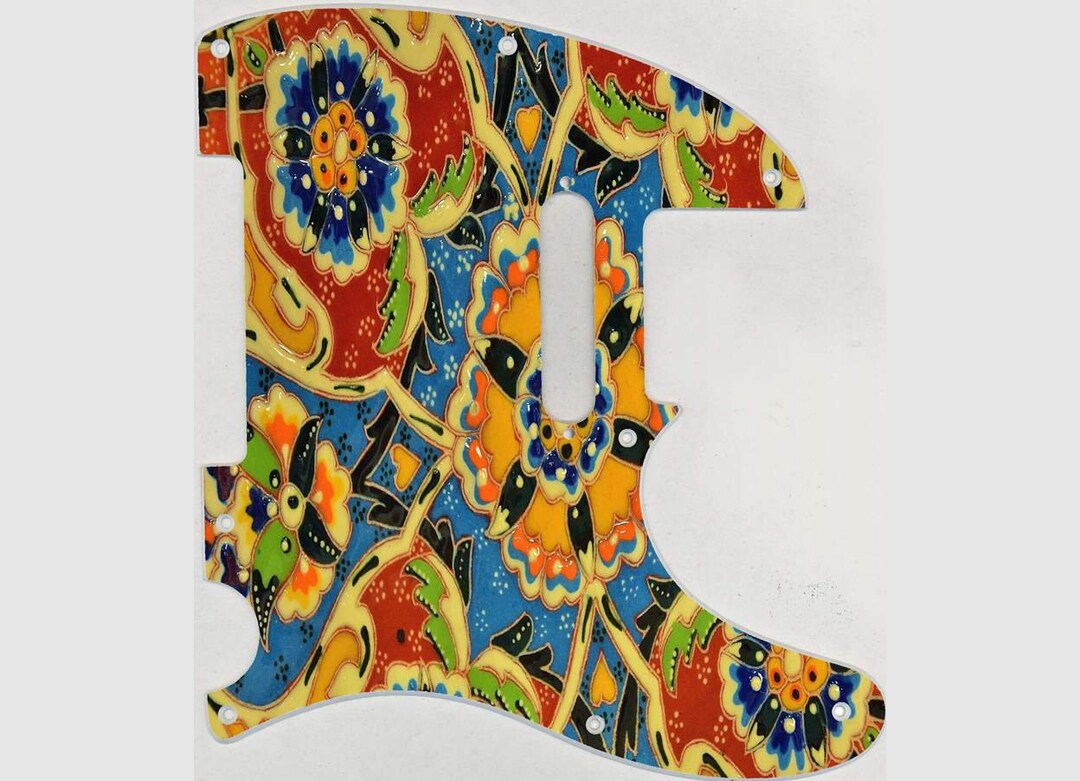 Custom Graphical Pickguard to Fit Fender Tele Telecaster Mosaic 1 - Etsy