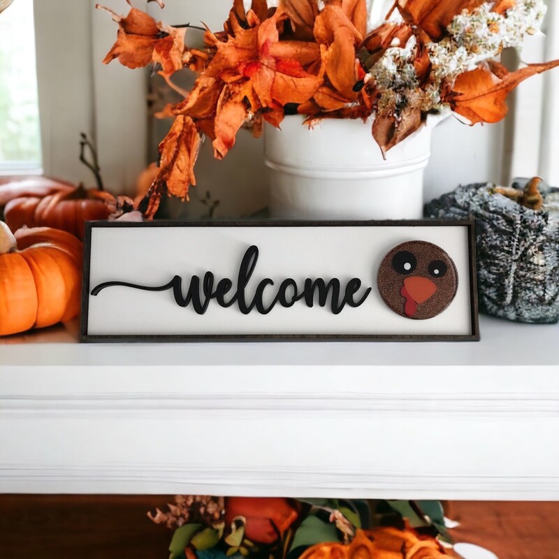 Interchangeable Welcome Sign - Etsy