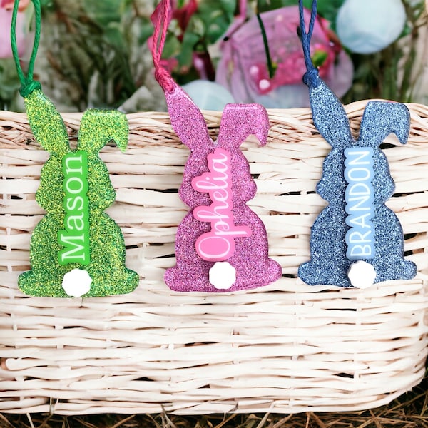 Easter Basket Tags - Etsy