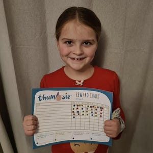 Thumb Sucking Reward Chart | Thumb Sucking | Quit Thumb Sucking | Break ...