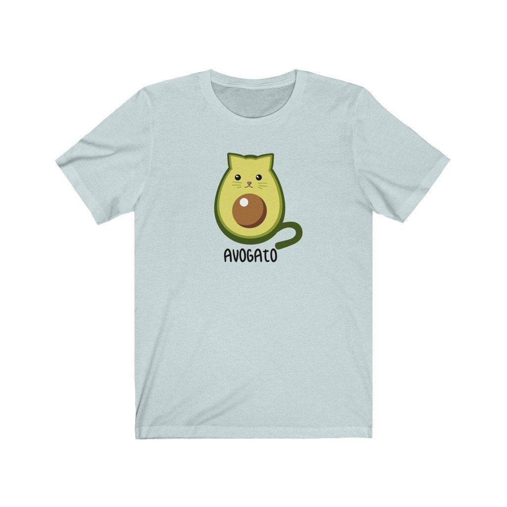 Avogato Cat Shirt, Avocado Shirt, Cat Lover Shirt, Kawaii Cat, Gift for ...