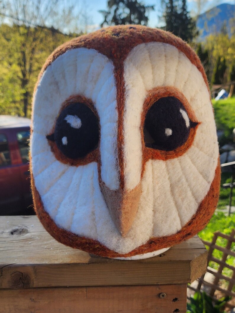 Barn Owl Mask Festival Animal Headpiece Rave Wear Event Costume - Etsy