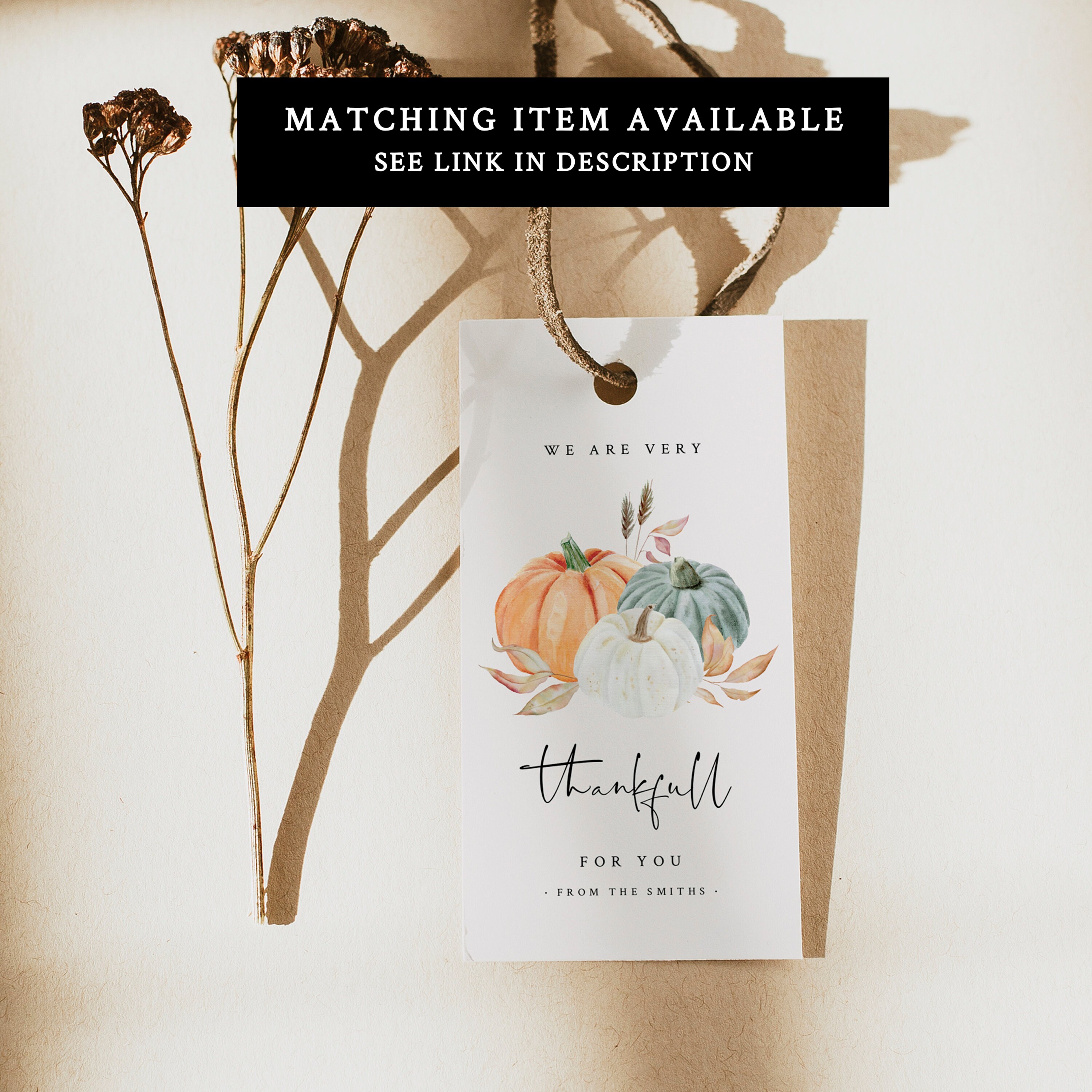 EDITABLE Pumpkin Thanksgiving Invitation, Autumn Thanksgiving Pumpkin ...