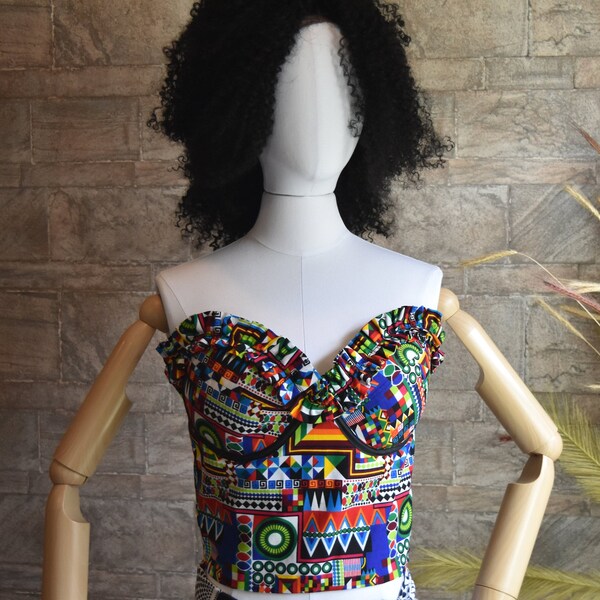 Ankara Crop Top - Etsy