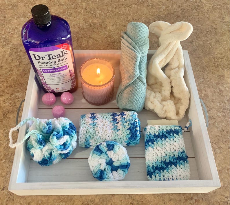 Crochet Spa Set - Etsy