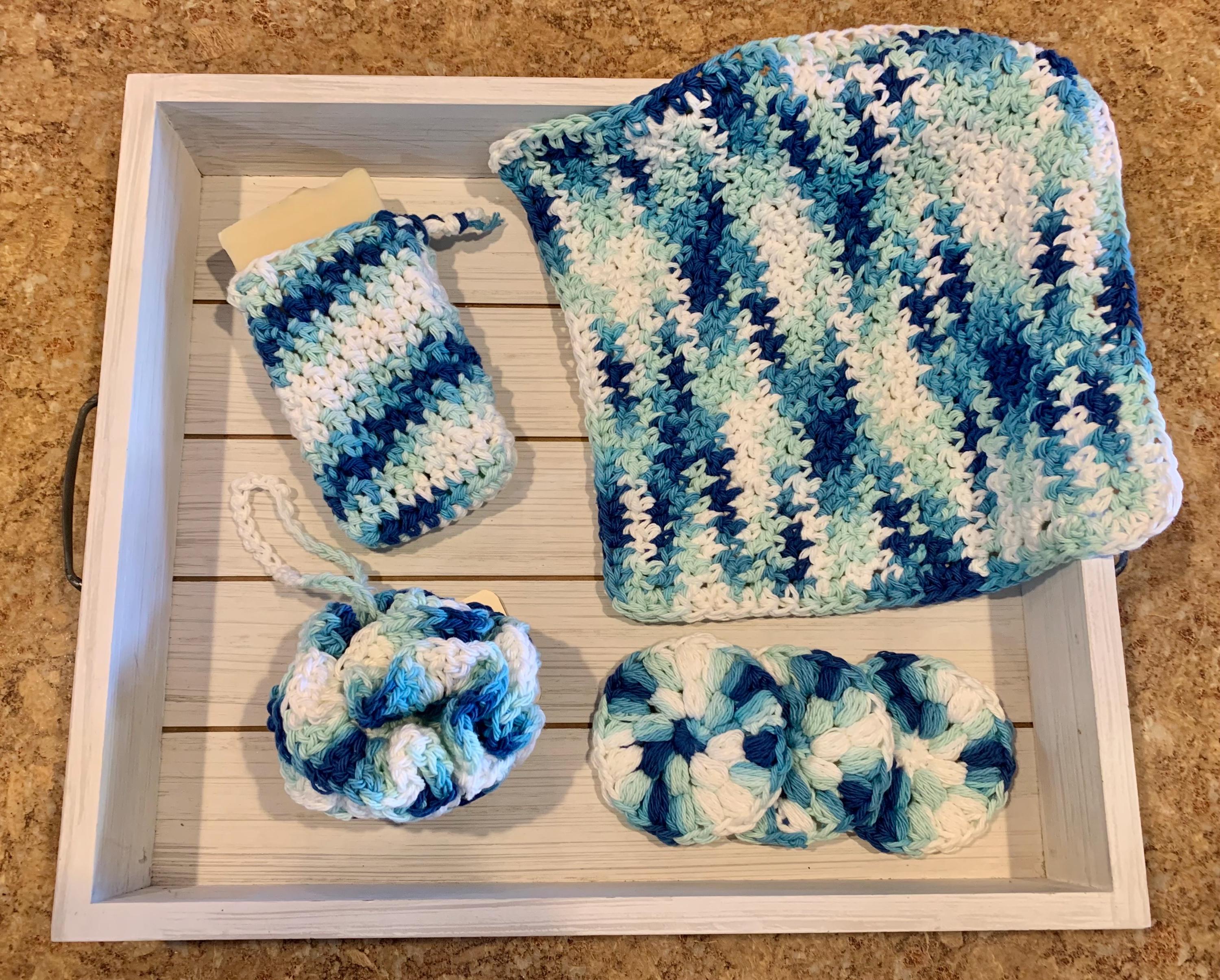 Crochet Spa Set - Etsy