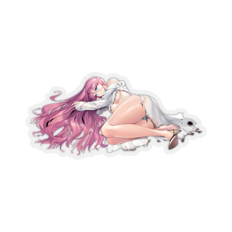 Waifu Ecchi Anime Girl Stickers Kiss Cut Stickers Just A Etsy Hong Kong