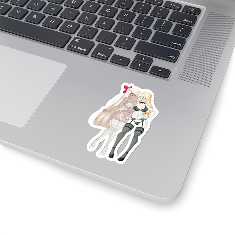 Waifu Ecchi Anime Girl Stickers Kiss Cut Stickers Hazbin Etsy Australia