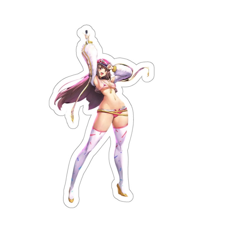 Waifu Ecchi Anime Girl Stickers Kiss Cut Stickers Long Etsy Finland