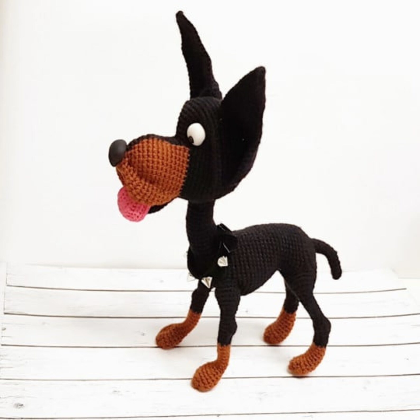 Doberman dog crochet pattern PDF DIY spep by step - Etsy.de